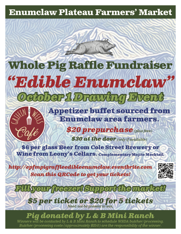Pig Raffle and “Edible Enumclaw” Appetizer Buffet – Enumclaw Plateau ...
