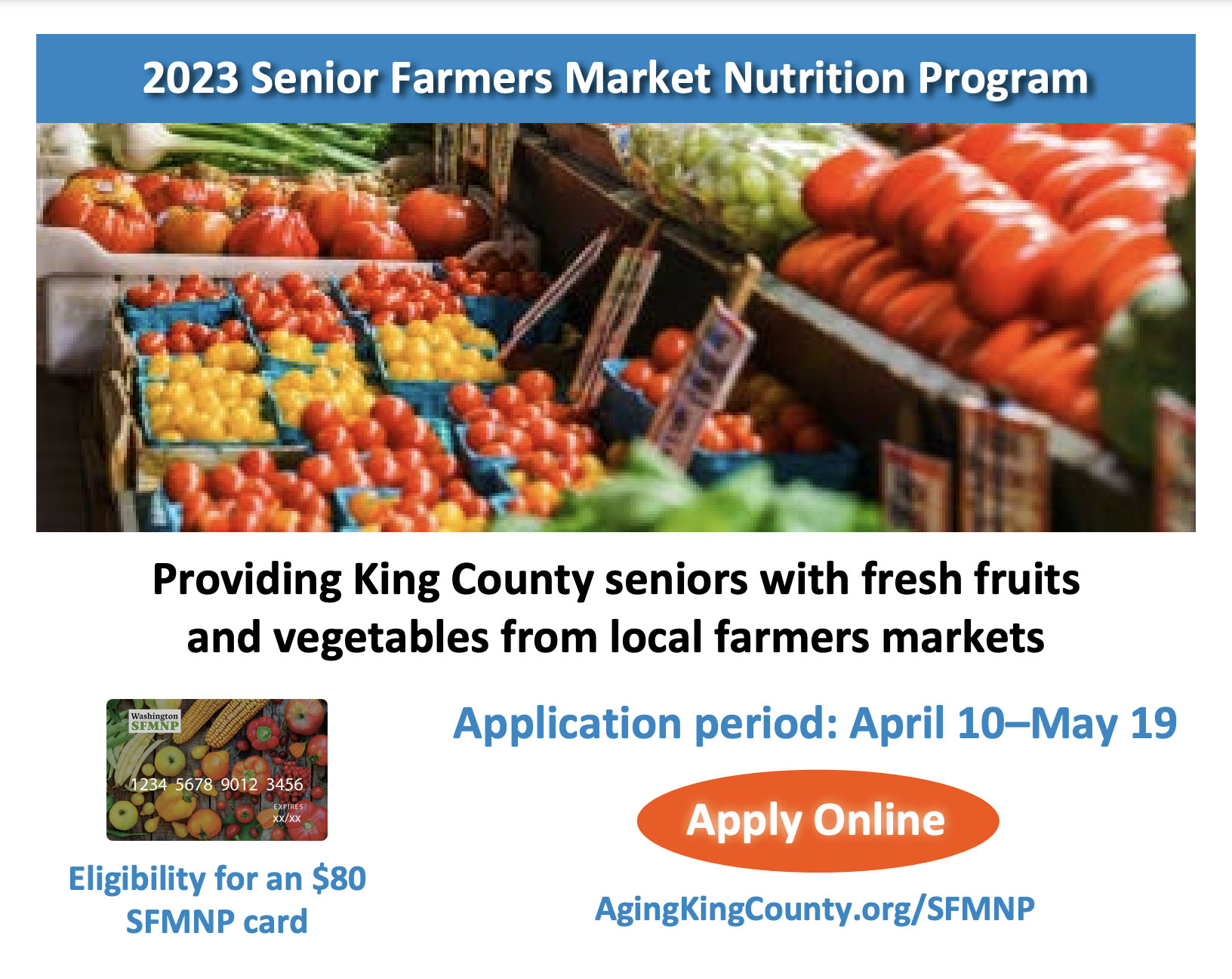 Senior Farmers Market Nutrition Program Enrollment Open Until May 19 ...
