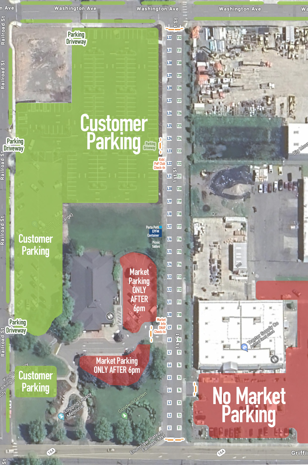 New Market Map – Enumclaw Plateau Farmers’ Market